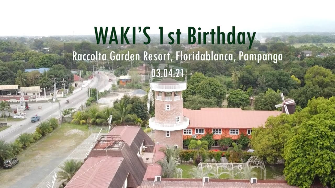 Waki's 1st Birthday Celebration @ Raccolta Garden Resort - YouTube