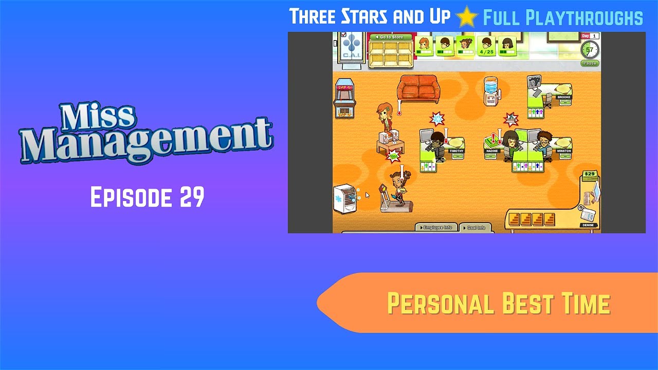 Miss Management (2007, PC) - Episode 29: A Very Special Guest - YouTube