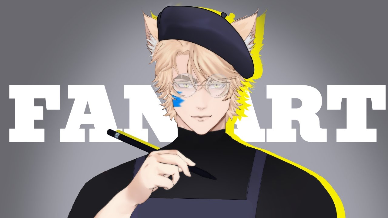 Drawing VTuber Fan Art With SakuraMochiVT - YouTube