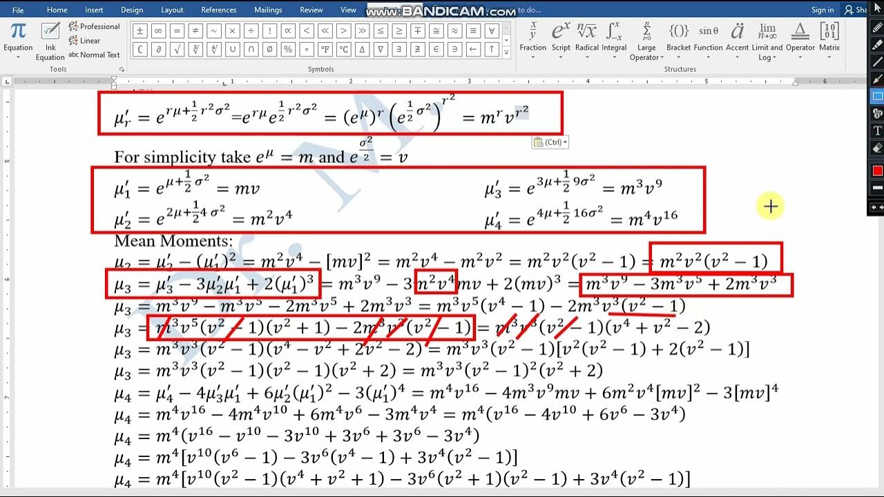 Lognormal Distribution 5/6 - YouTube