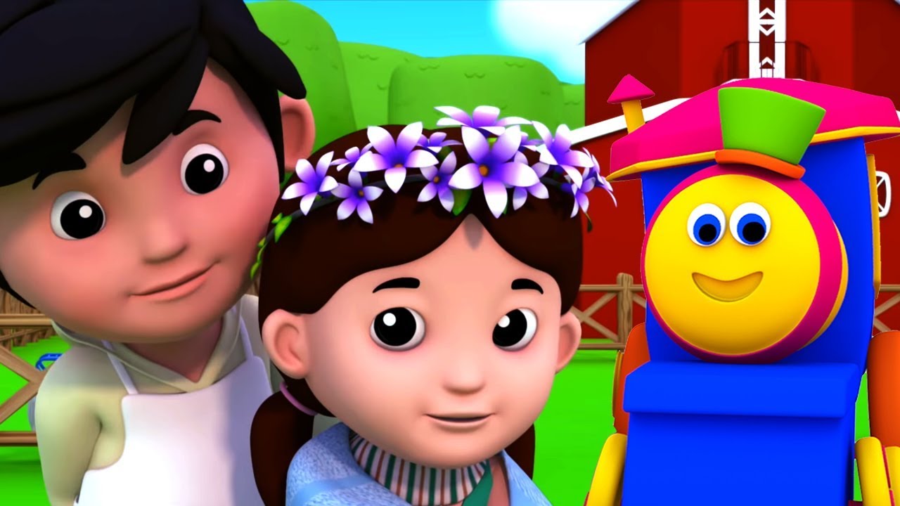 บ๊อบรถไฟ | ลาเวนเดอร์สีฟ้า | เพลงเด็ก | Bob The Train | Lavender's Blue ...