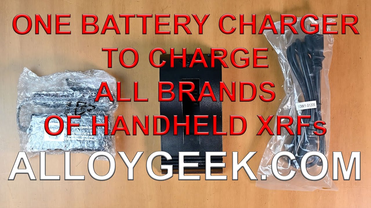 Alloy Geek Universal Handheld XRF Battery Charger - YouTube