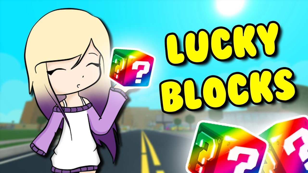 Primera Vez Con Lucky Blocks De Arcoiris En Roblox Youtube
