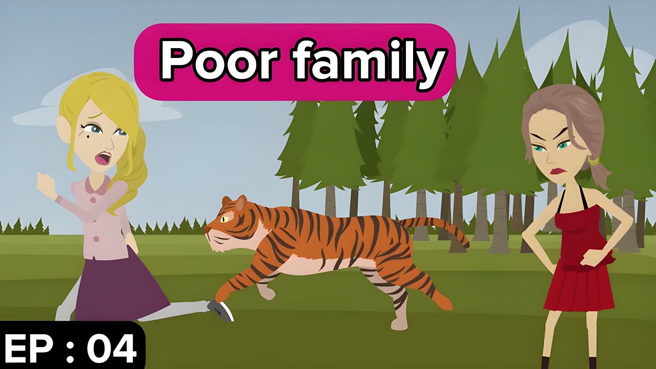 Poor family part 4 | English story | Learn English | Stories in English ...