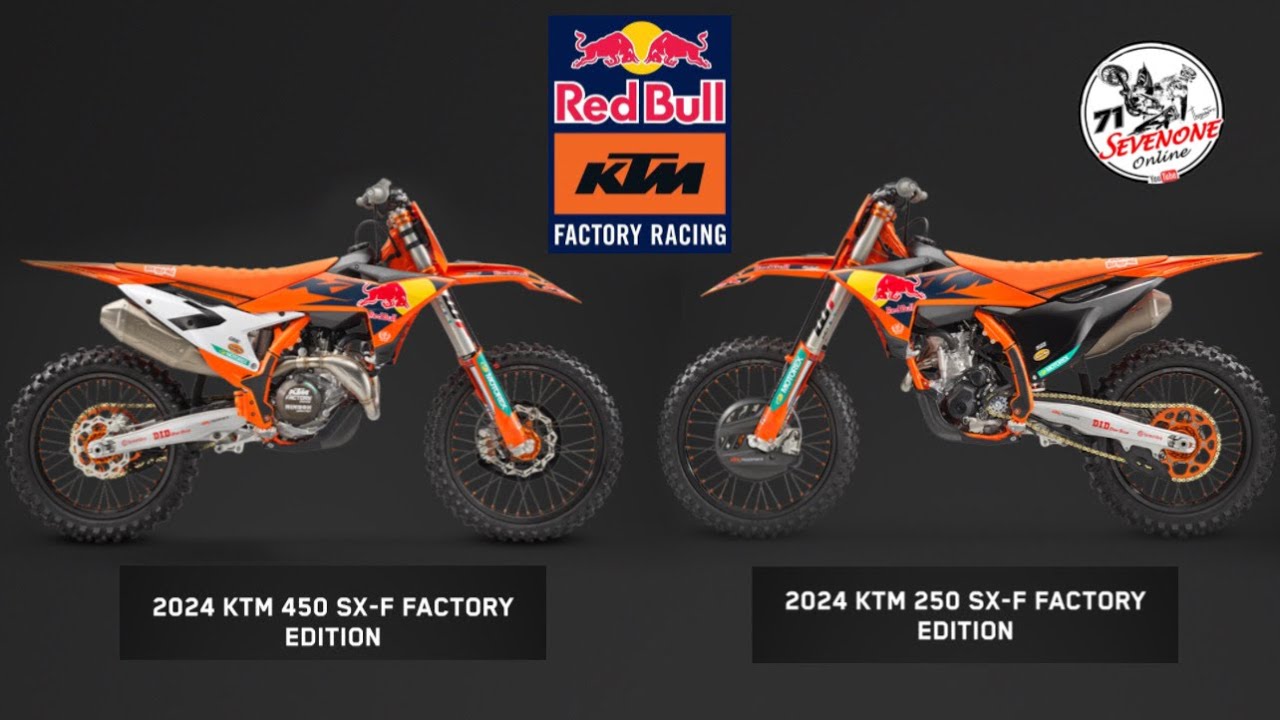 เปิดตัว KTM รุ่นพิเศษ 2024 KTM Factory Edition 250,450 Sx-f - YouTube