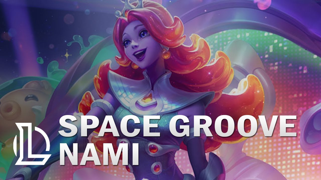 Space Groove Nami Skin Preview - League of Legends - YouTube