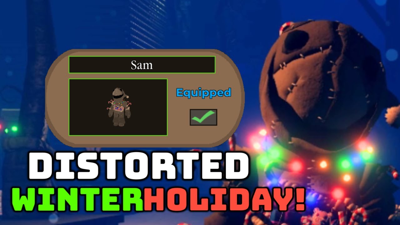 How To ESCAPE DISTORTED WINTER HOLIDAY & UNLOCK SAM in PIGGY! - YouTube