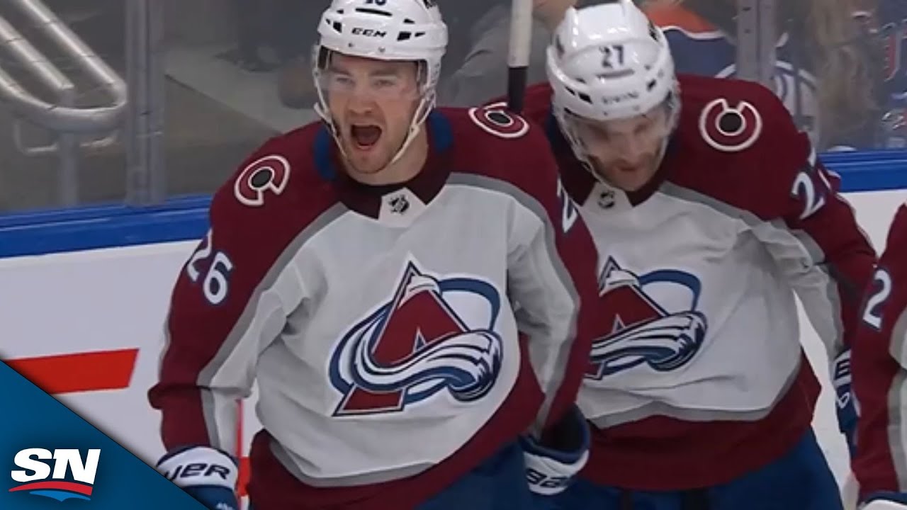 Avalanche's Sean Walker Scores His Second of The Game To Tie It Up Late ...