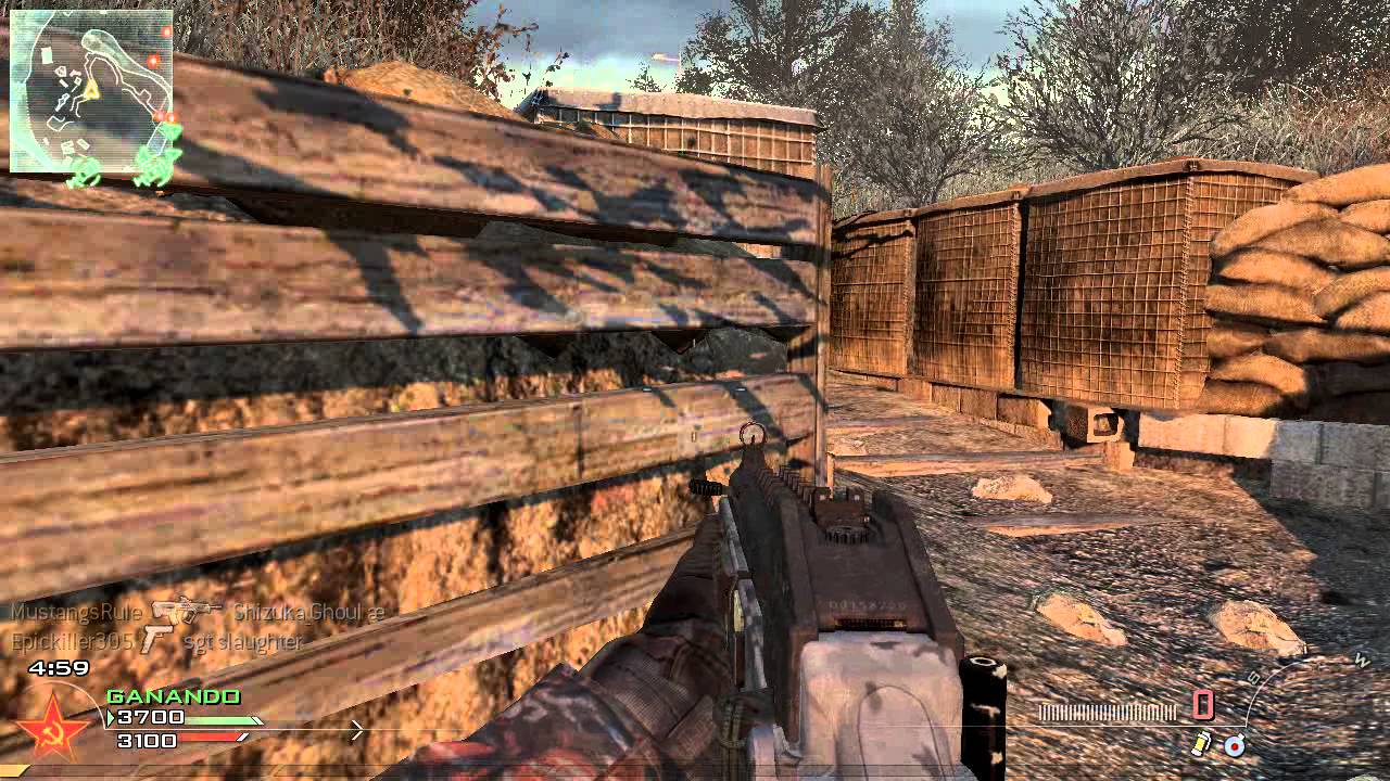 UMP45 |Call Of Duty: MW2 | Team Deadmatch | - YouTube