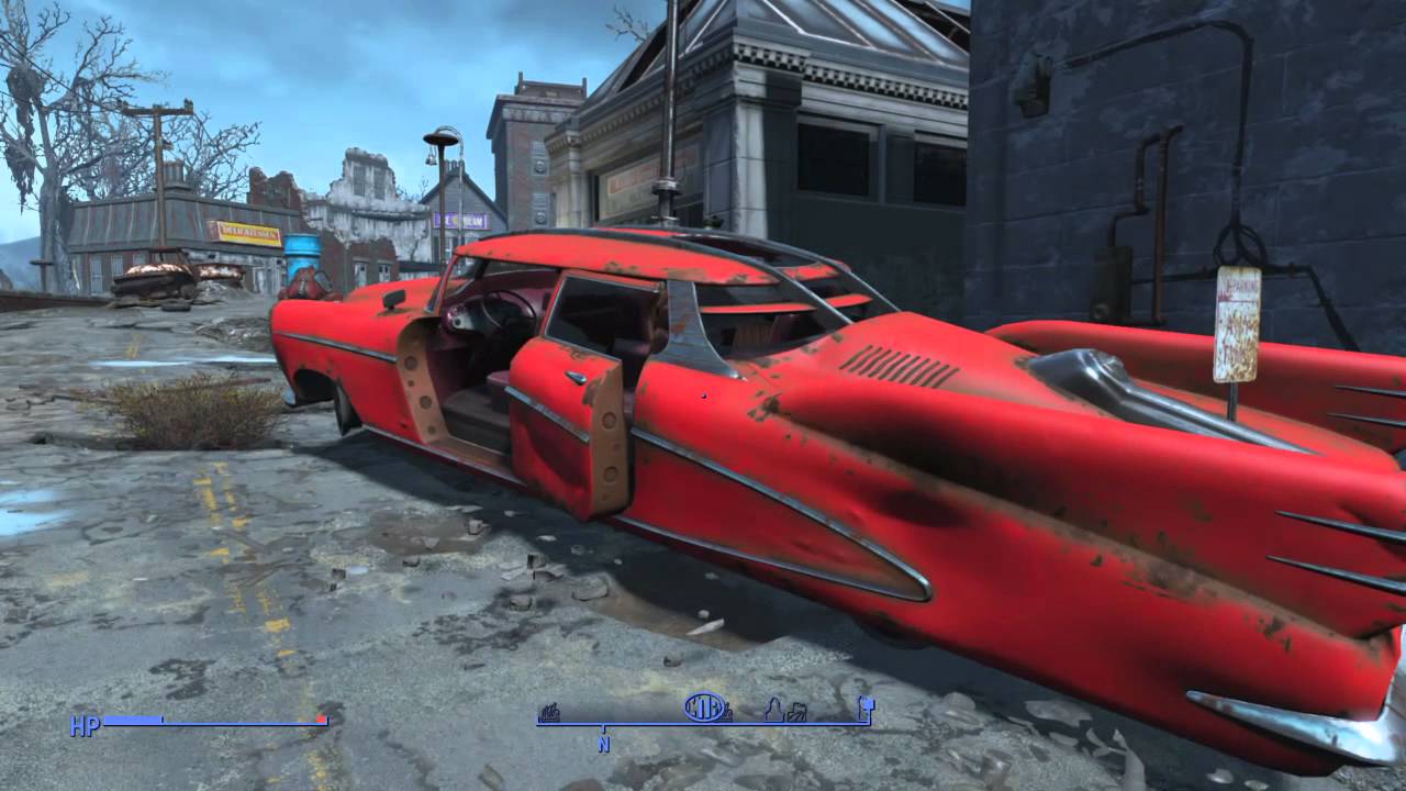 Car Attack (Christine) in Fallout 4 PS4 - YouTube