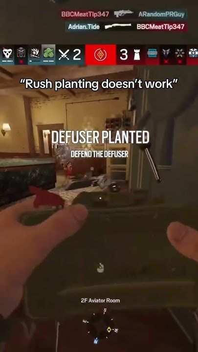 Rushing ALWAYS Works #rainbowsixsiege #R6s #siege - YouTube