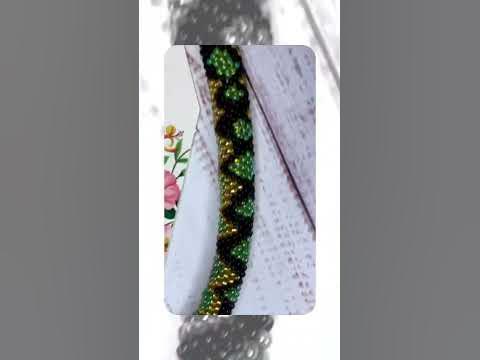 Браслет из бисера «Змейка» 🐍 - YouTube