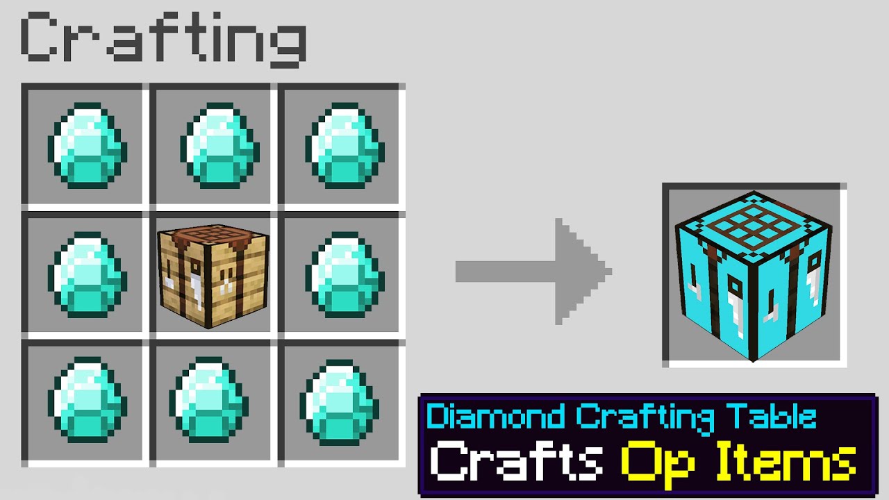 CRAFTING CUSTOM OP ITEMS IN MINECRAFT | TOTAL DYNAMIC | - YouTube