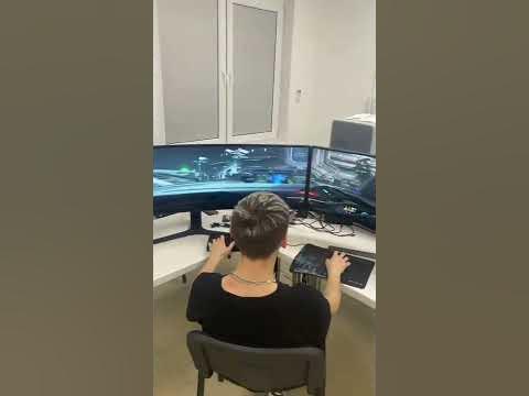 2 монитора по 49 дюймов - YouTube