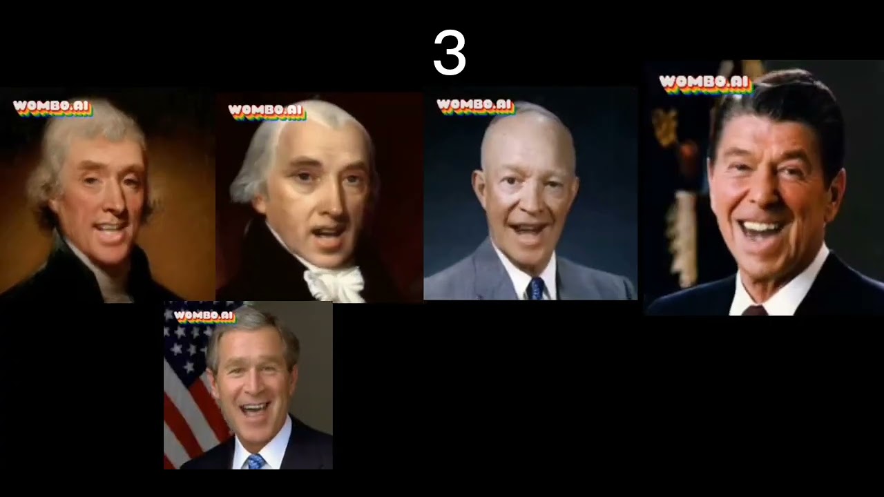 Presidents sing based on how many presidents after them were - YouTube