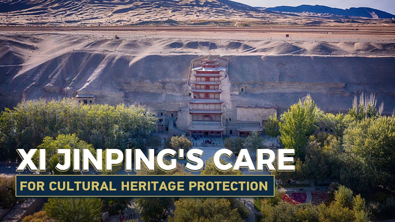 Xi Jinping's care for cultural heritage protection - YouTube