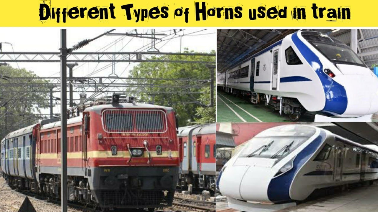Different Types of Horns used in Train - YouTube