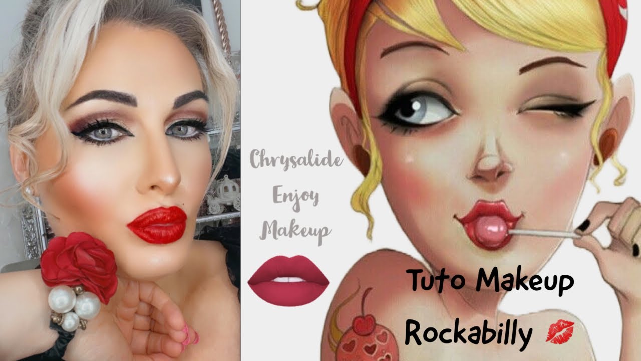 Makeup Artiste Tuto Rockabilly très facile . Étape par étape pour ...