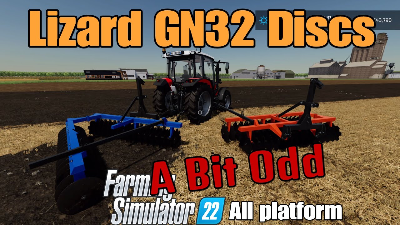 Lizard GN32 Discs / FS22 mod for all platforms / 4 slots on console ...