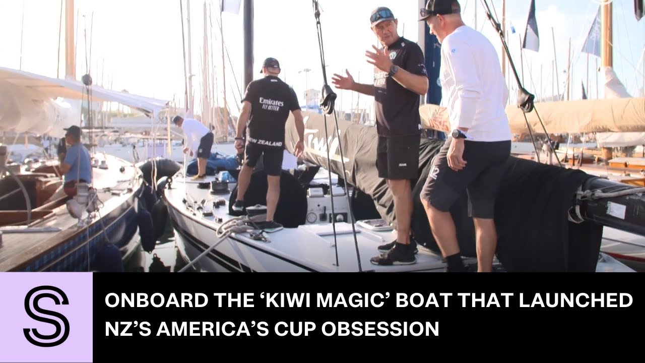 Onboard the ‘Kiwi Magic’ boat that launched NZ’s America’s Cup ...