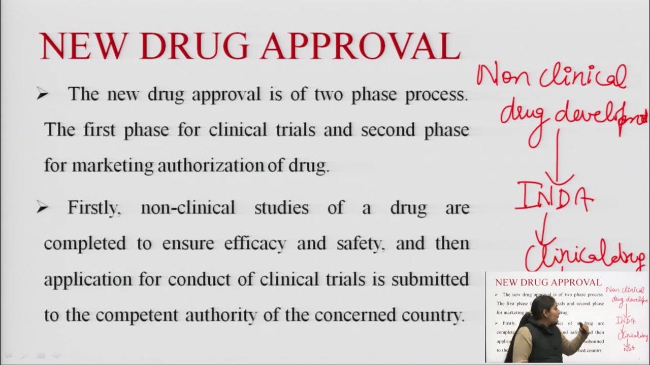 Regulatory Requirements and Approval Procedure for New drugs - YouTube