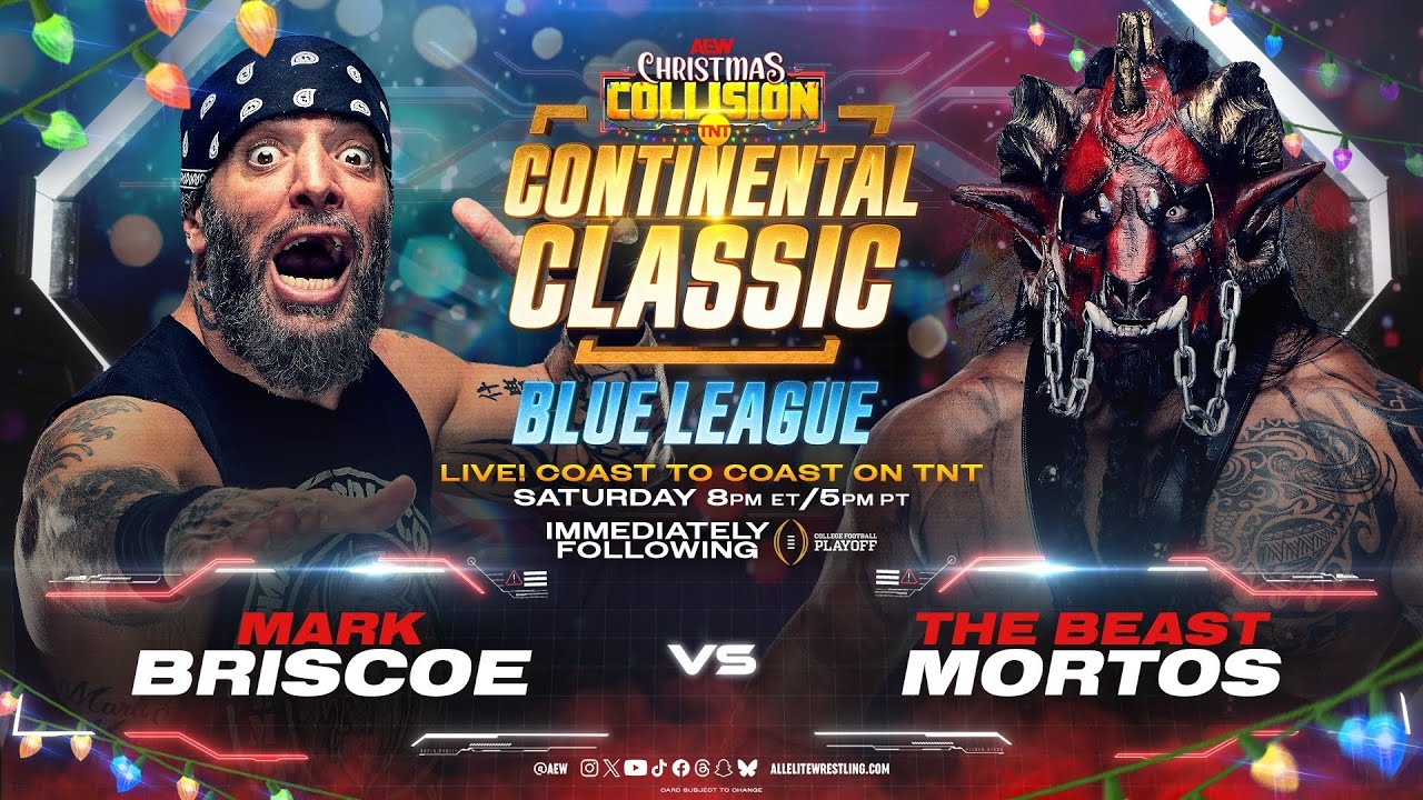WWE 2K24 Mark Briscoe Vs. The Beast Mortos | Continental Classic Blue ...