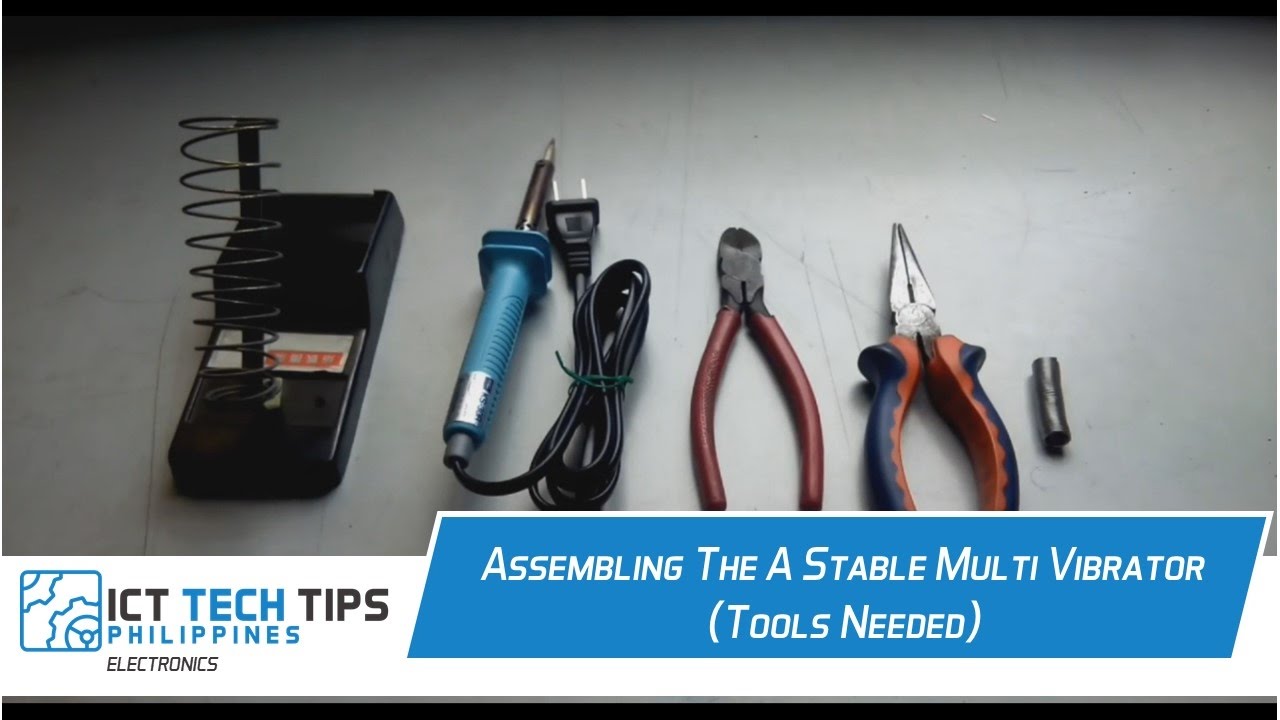 DIY: Assembling The A Stable Multi Vibrator (Flip-Flop Tools Needed) HD ...