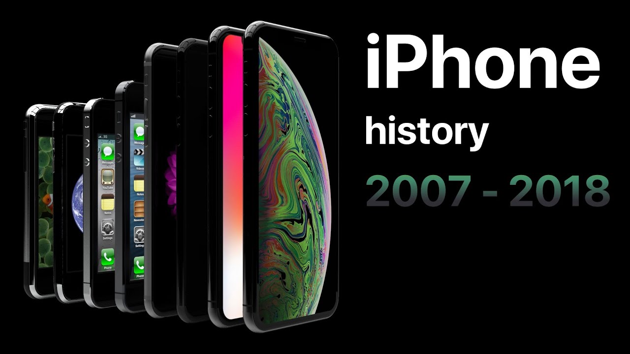 iPhone history 2007 - 2018 | GUNHO LEE - YouTube