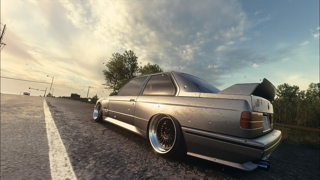 NEED FOR SPEED HEAT - clean stanced BMW E30 build - YouTube