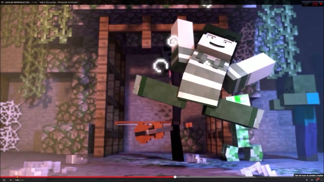 Witch Encounter | Minecraft Animation - YouTube
