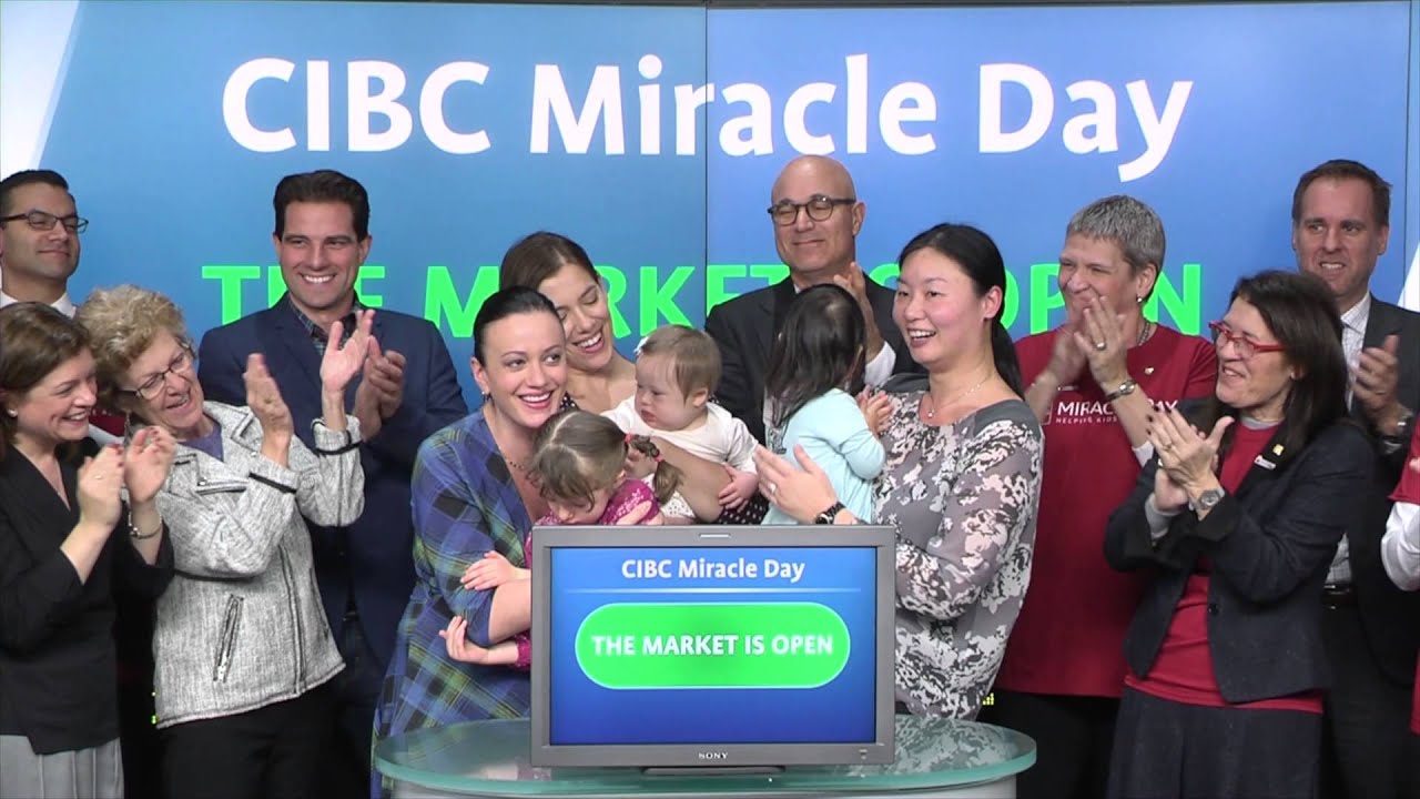 CIBC Miracle Day opens Toronto Stock Exchange, December 2, 2015 - YouTube