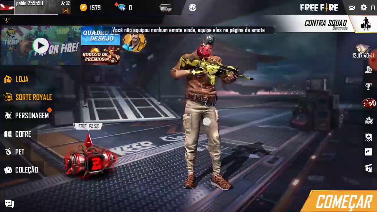 Pablo jogado free fire - YouTube