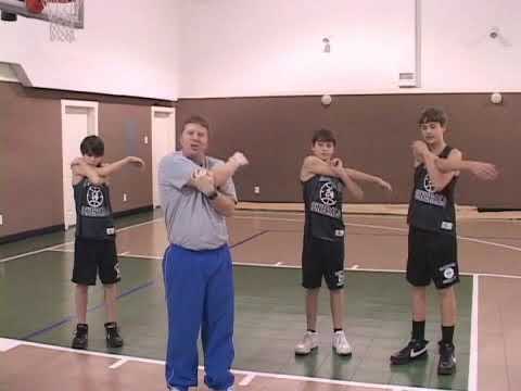 Youth Basketball Stretching: Upper Body - YouTube