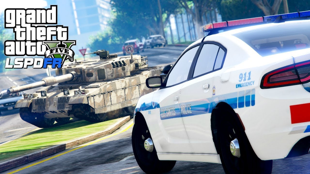 GTA 5 Police Mod | LSPDFR #132 - Joyriding In A Military Tank - YouTube