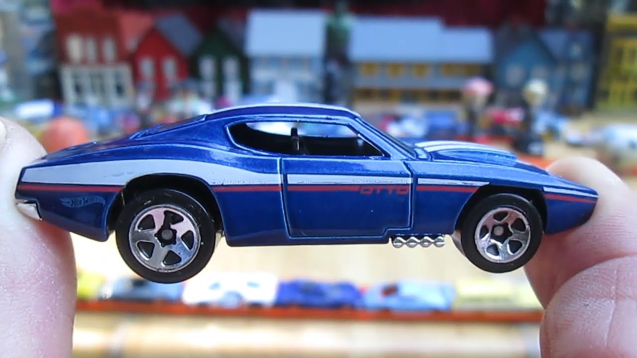 Blue Custom Otto - Hot Wheels Muscle Mania Toy Car Unboxing and Review ...
