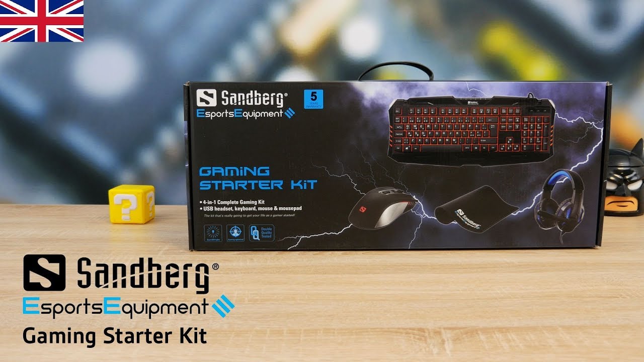Gaming starter kit from Sandberg - YouTube