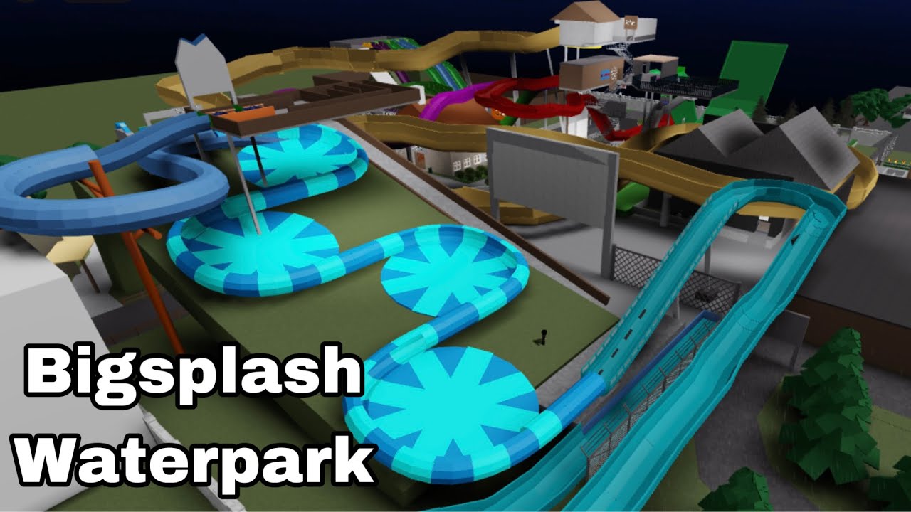 All Waterslides at Bigsplash Waterpark | ROBLOX - YouTube