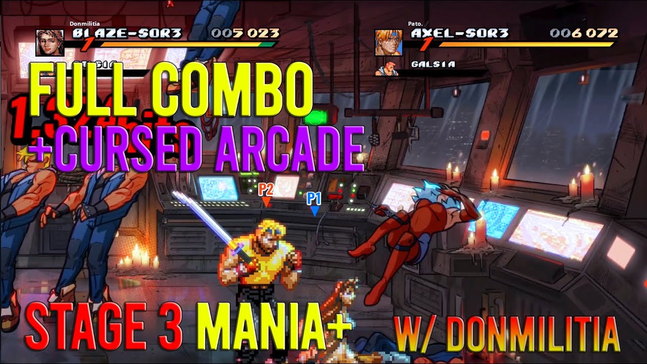 Streets Of Rage 4 - Stage 3 Full Combo +Cursed Arcade w/ @donmilitia ...