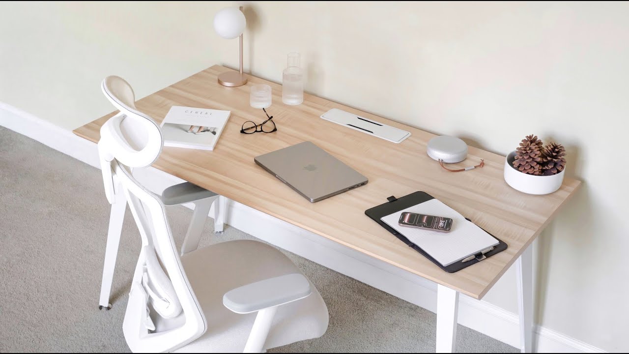 Office Desk & Ergonomic Chair Setup | Branch - YouTube