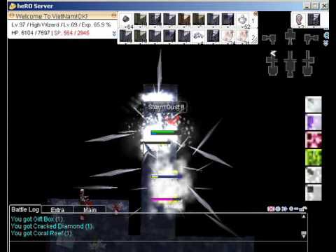 High Wizard solo Drake ragnarok online - YouTube