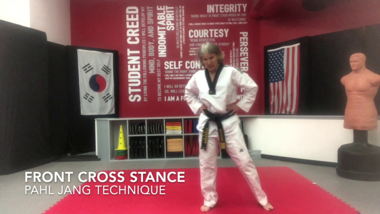 Techniques - Front Cross Stance - YouTube