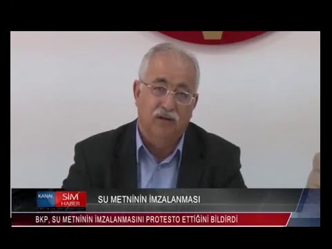 BKP, SU METNİNİN İMZALANMASINI PROTESTO ETTİĞİNİ BİLDİRDİ