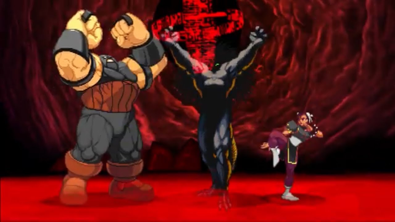 Marvel vs Capcom 2: Blackheart, Chun-Li, and Juggernaut arcade ...