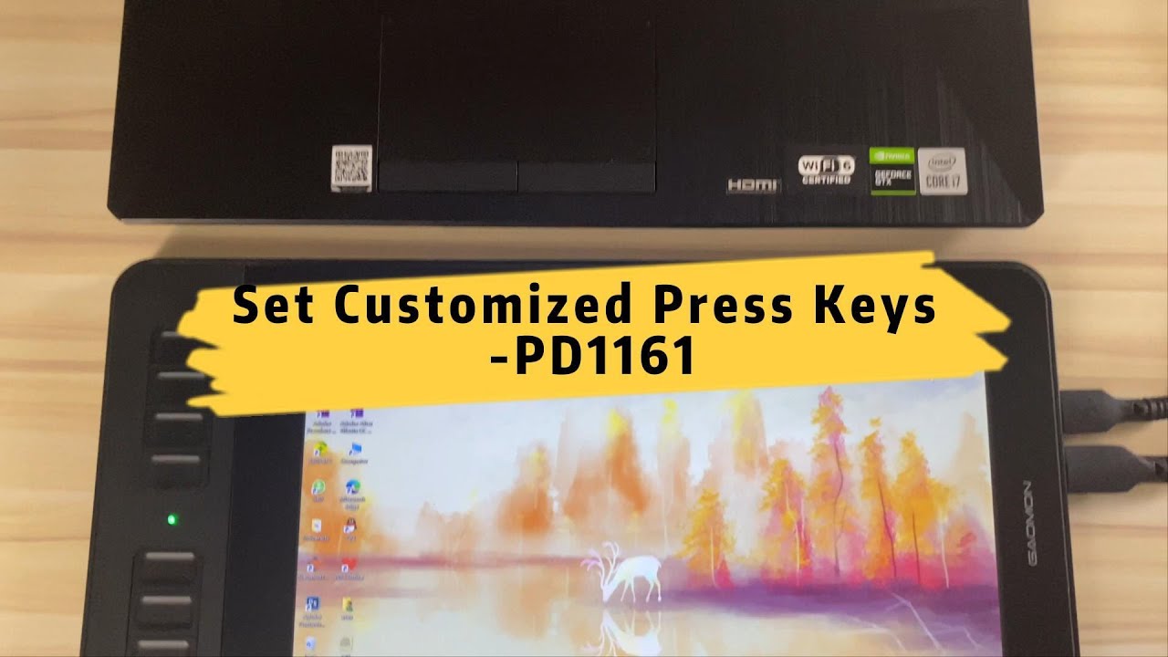 GAOMON PD1161 Pen Display Graphic Tablet with Screen Set Customized ...