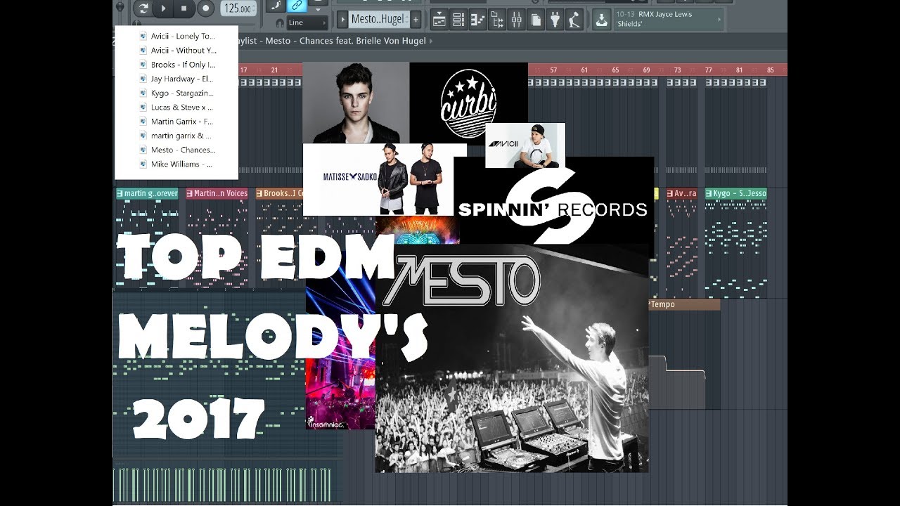 TOP 10 EDM MELODIES 2017 (+ MIDI DOWNLOAD) - YouTube