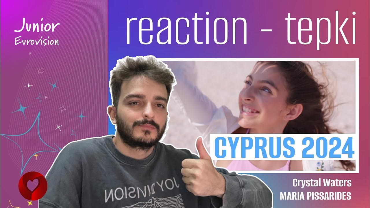 REACTION • Maria Pissarides - Crystal Waters (Junior Eurovision 2024 🇨🇾 ...