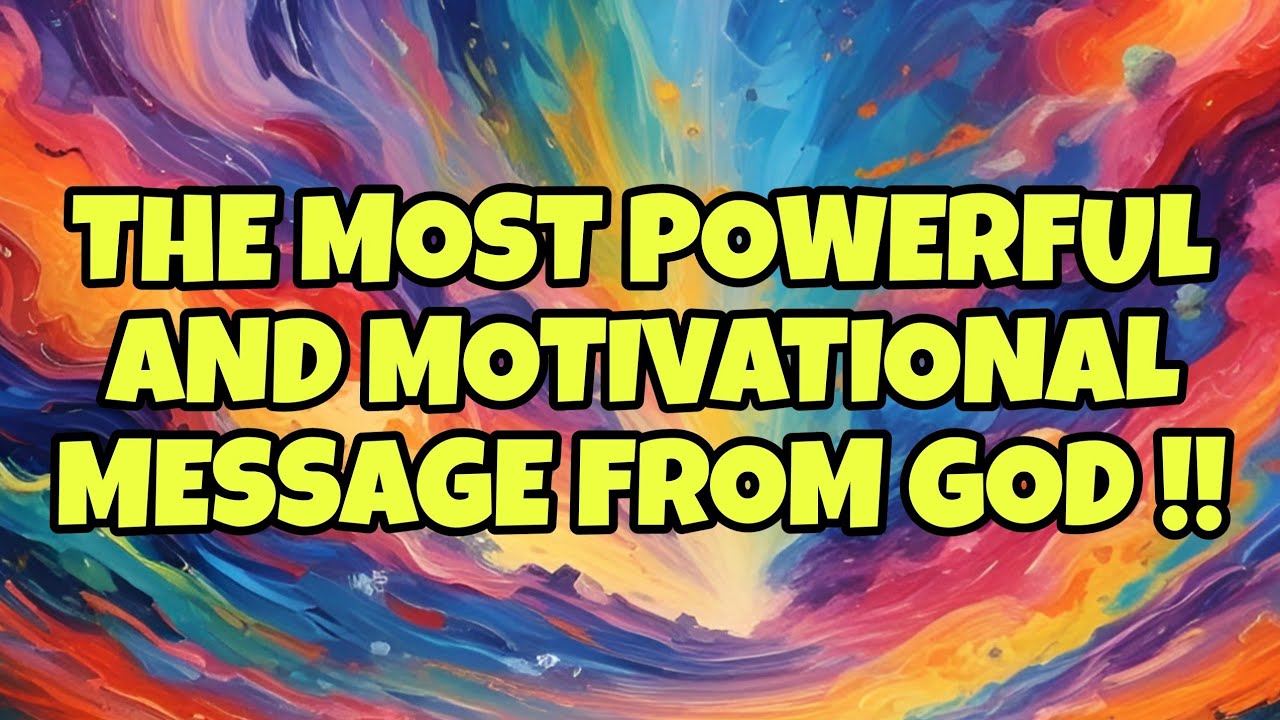 THE MOST POWERFUL & MOTIVATIONAL MESSAGE FROM GOD !! #motivation #jesus ...