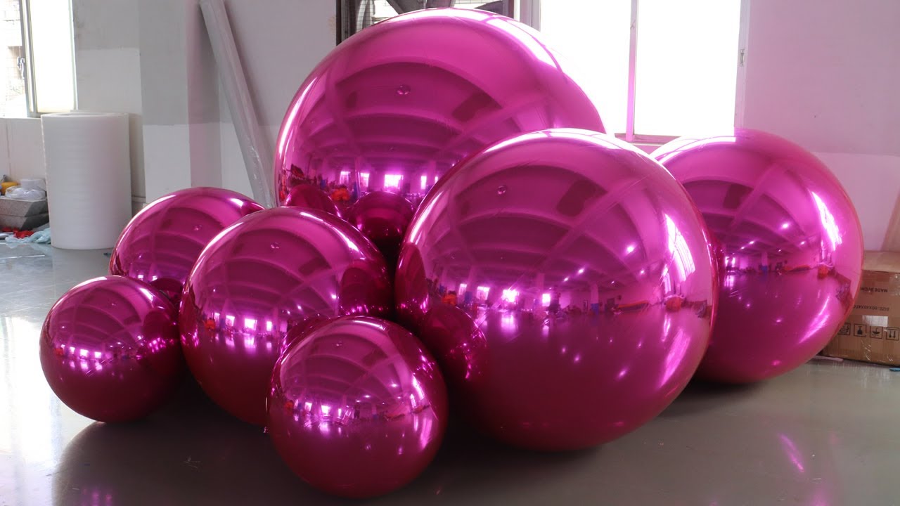60cm 90cm 1m 2m giant pvc bouncing ball shiny colur inflatable balls ...