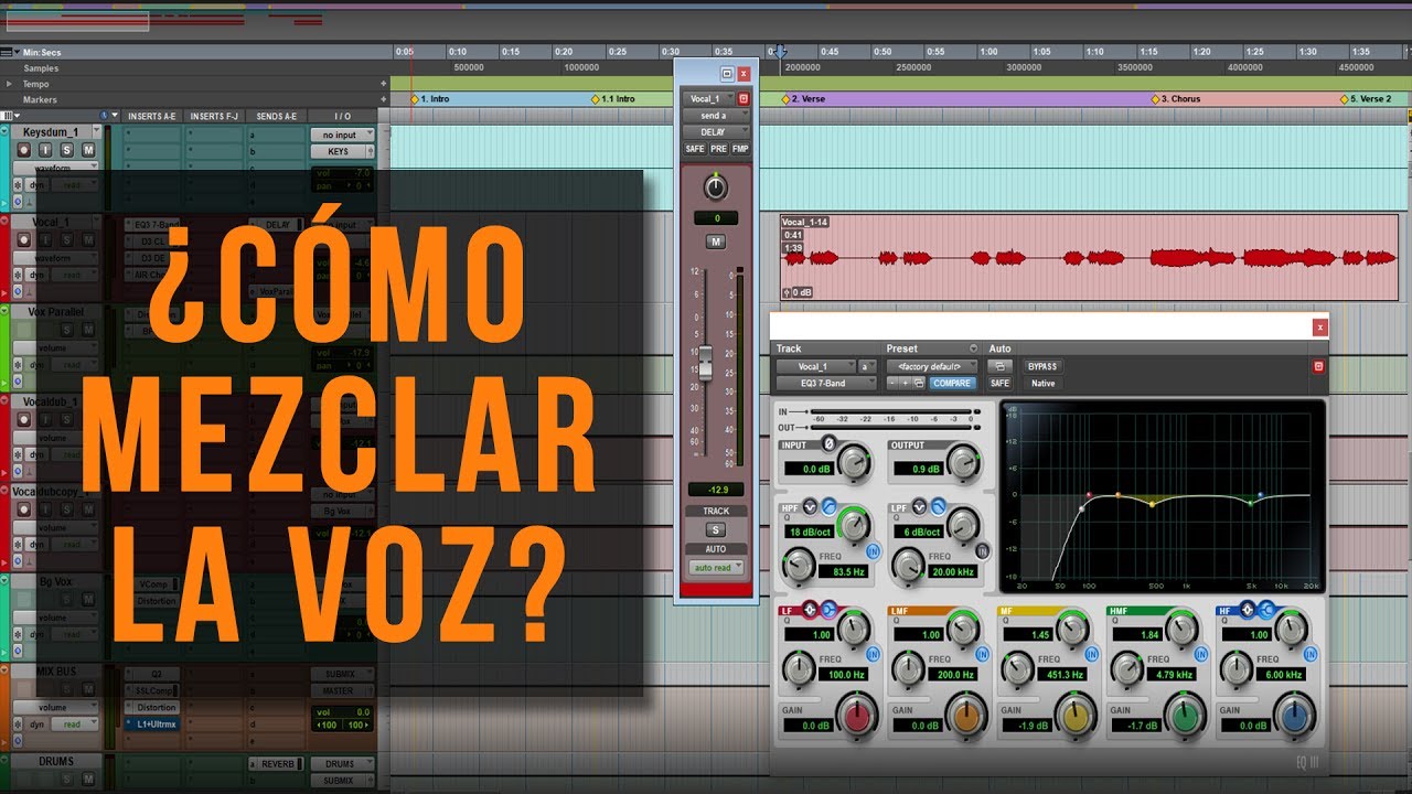 ¿Cómo Mezclar la Voz? - InfinityRecordingStudio.com - YouTube