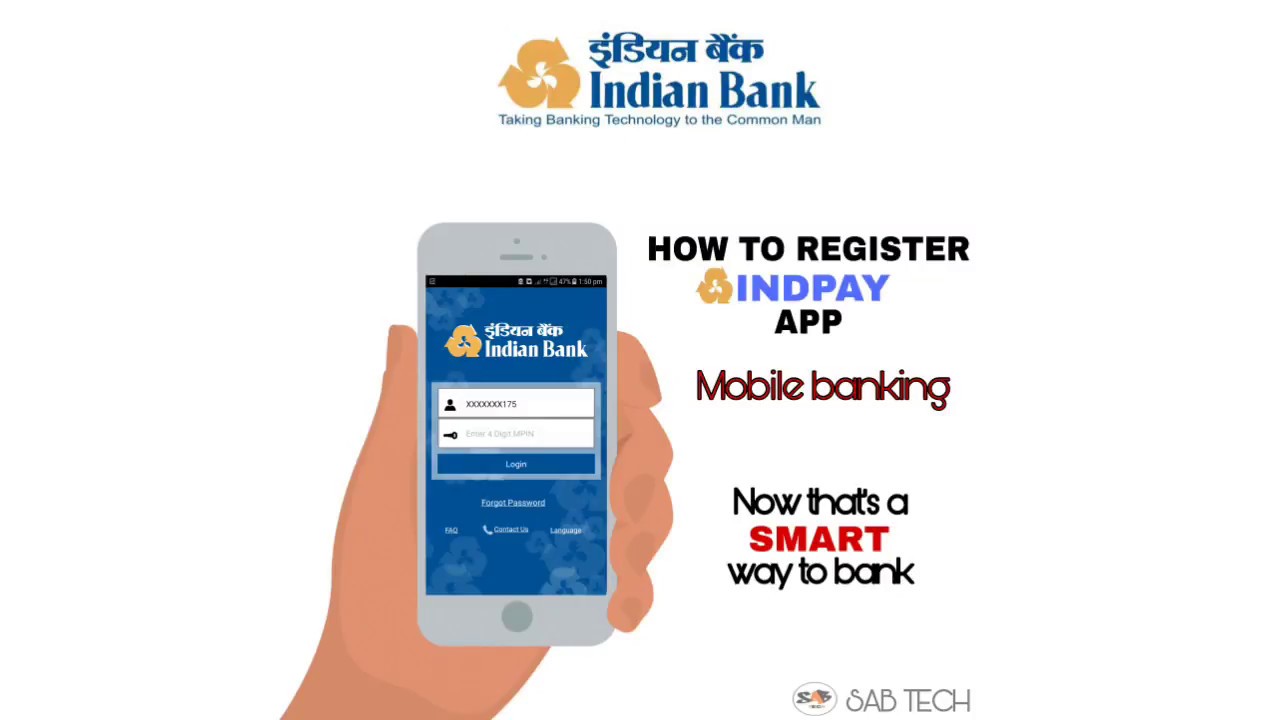 How to register indpay app,INDIAN BANK Mobile banking - YouTube